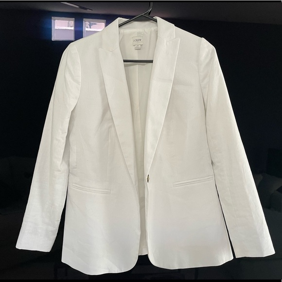 J. Crew Factory | Jackets & Coats | New J Crew White Blazer | Poshmark